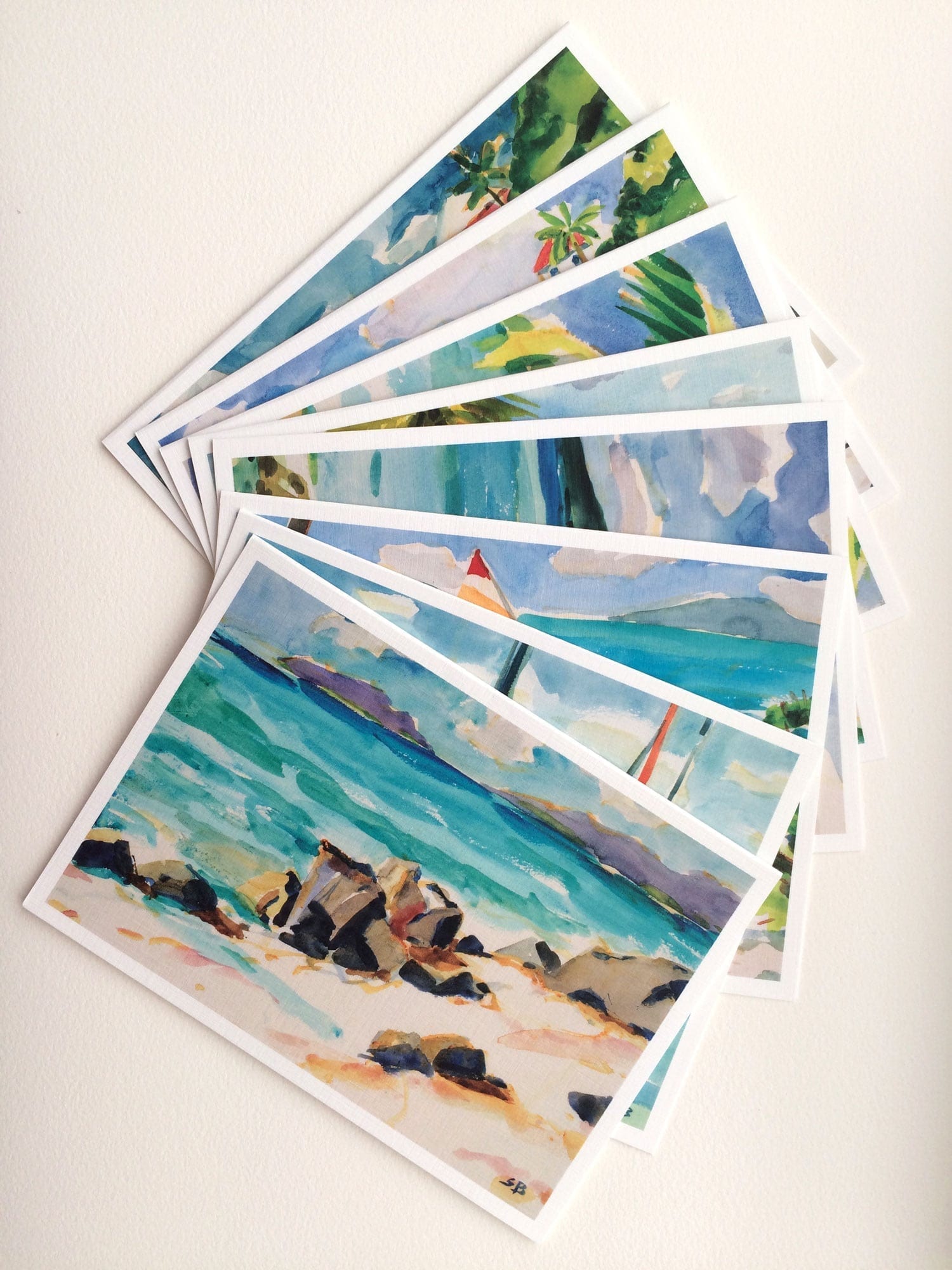 Watercolor Note Cards - Sharon Bass