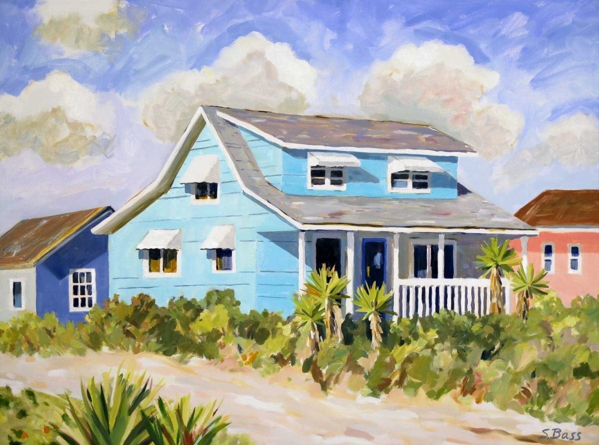 Blue Skies at Topsail Beach - Sharon Bass